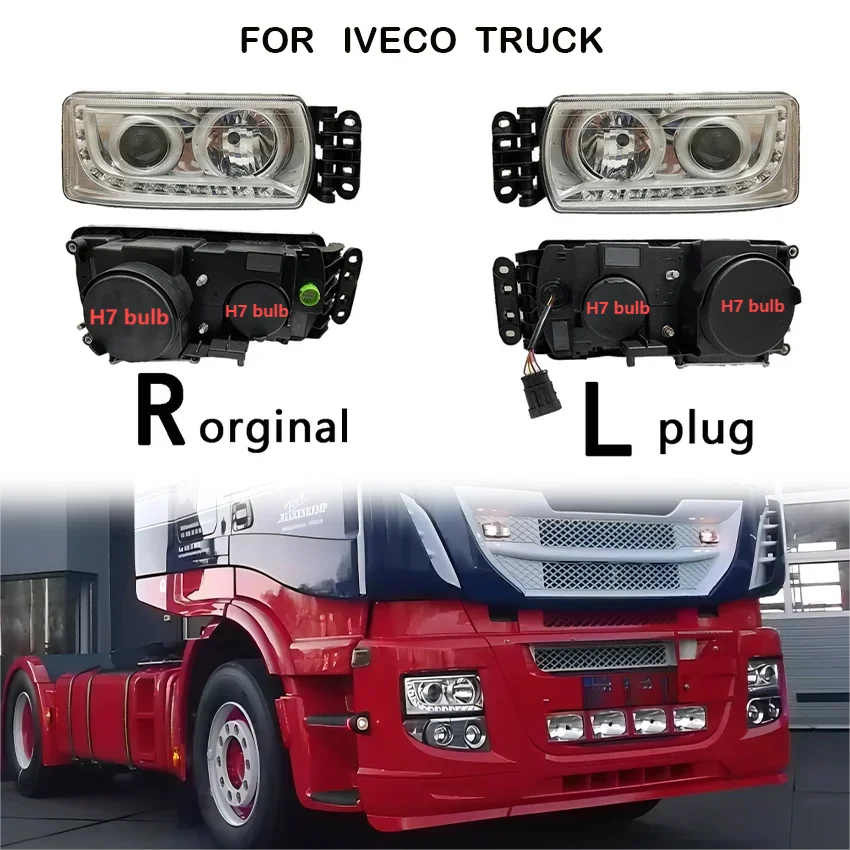 1pcs-Head-Lamp-for-IVECO-stralis-hi-way-eurocargo-truck-LED-head-lamp-E ...