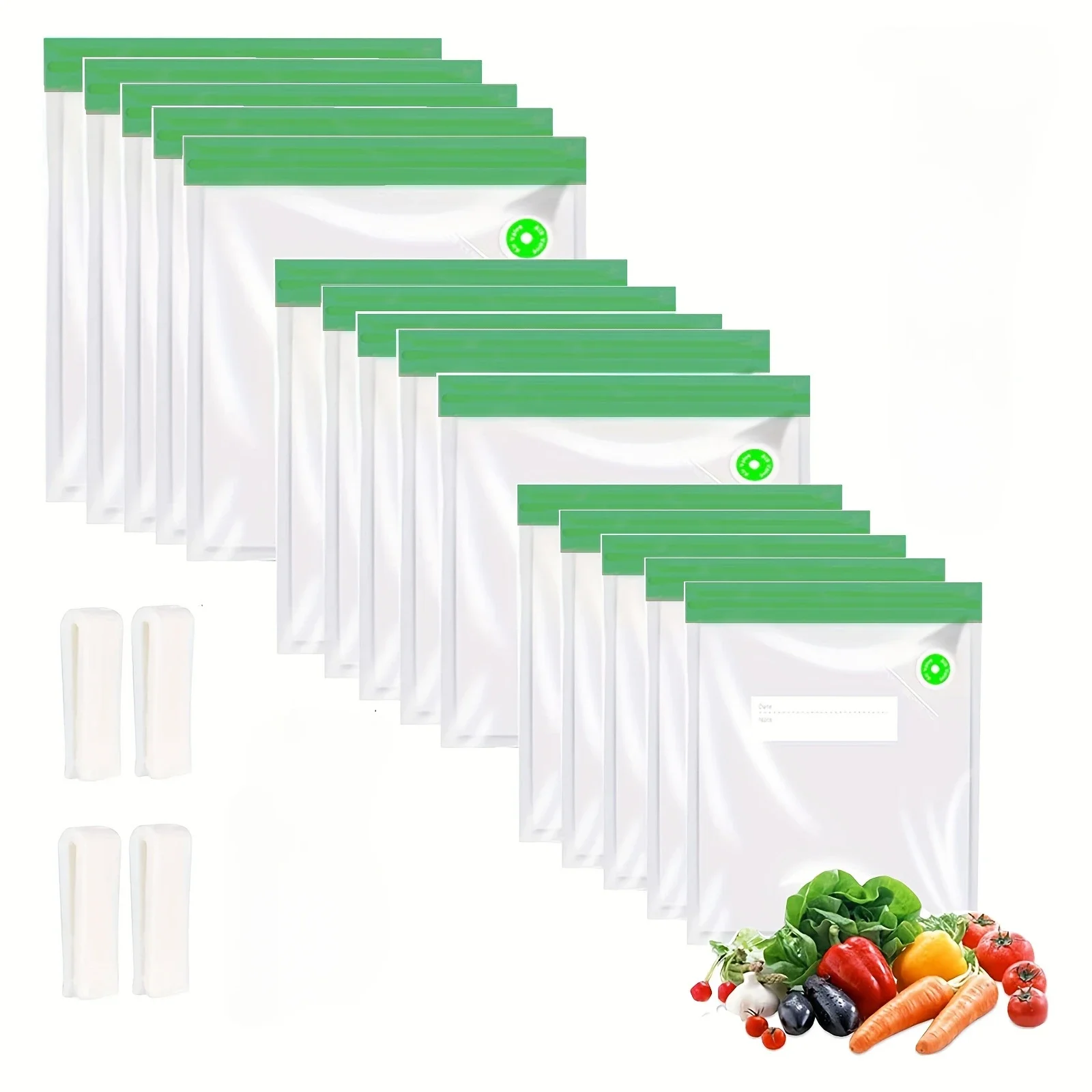 10pcs-Reusable-Food-Storage-Bags-Vacuum-Bag-Food-Air-Vacuum-Compressed ...