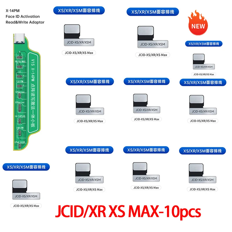 NEW JCID JC Tag Face id Flex Cable for IPhone X XR XS MAX 11 12 PRO MAX ...