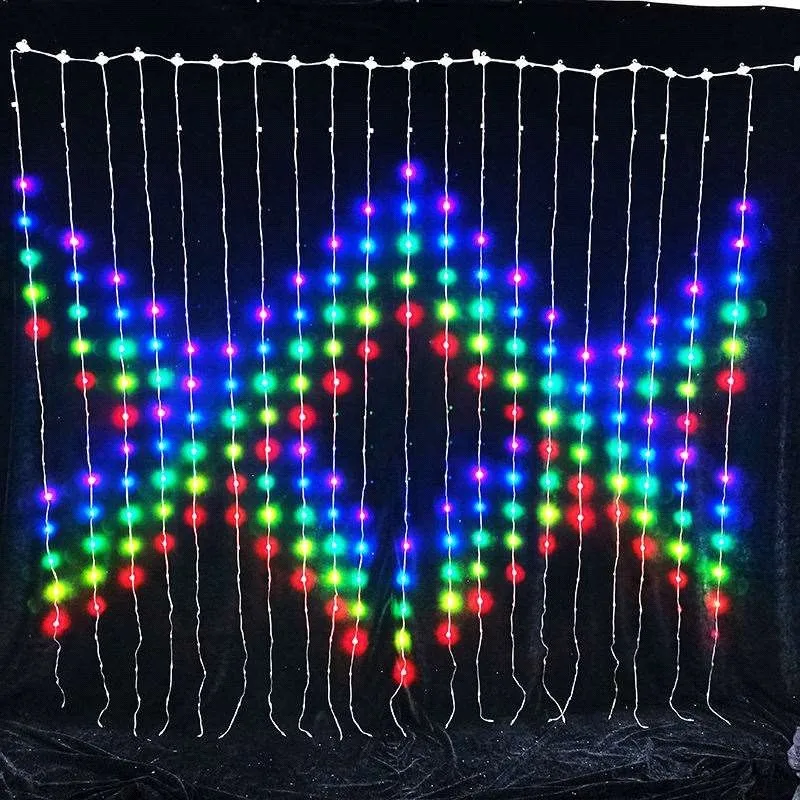 Ideal-Led-Light-RGB-APP-Remote-Control-Curtain-Light-Dot-Control ...