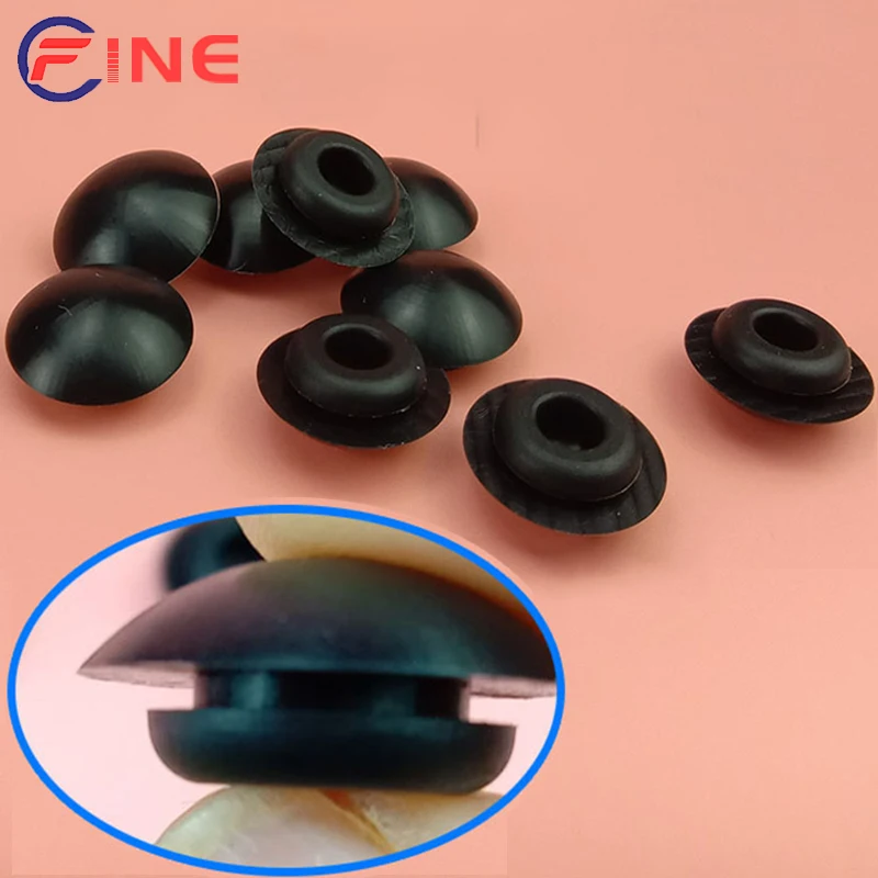 1Pc-9-5mm-Snap-on-Hole-Plugs-Silicone-Rubber-Sealing-Plug-End-Caps ...