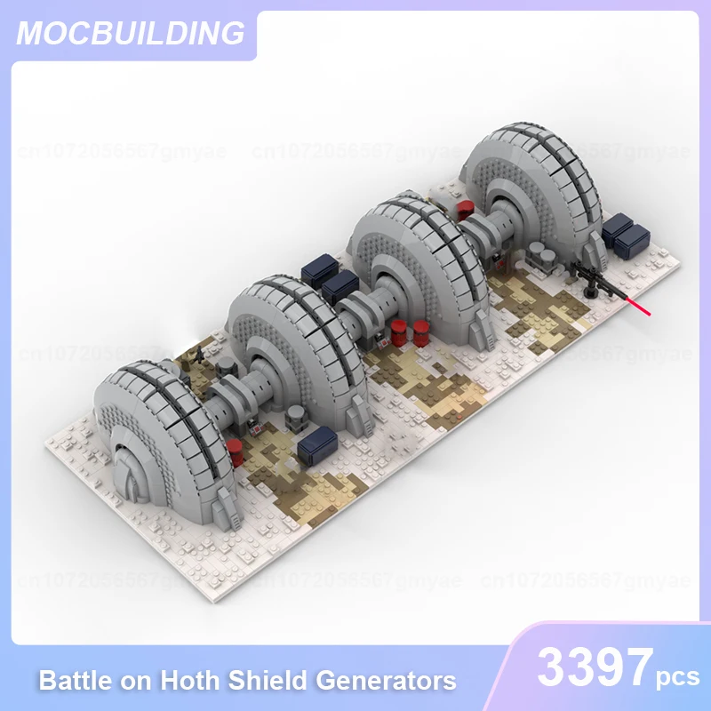 Battle on Hoth Shield Generators & Rebel Base Gate MOC Building Blocks ...