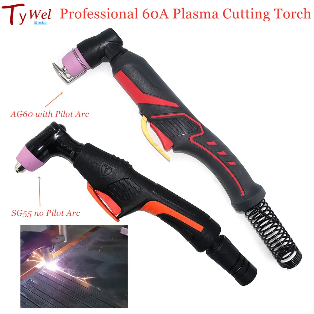 Professional AG60 Torch SG55 Torch Plasma Cutter Gun with/without Pilot ...