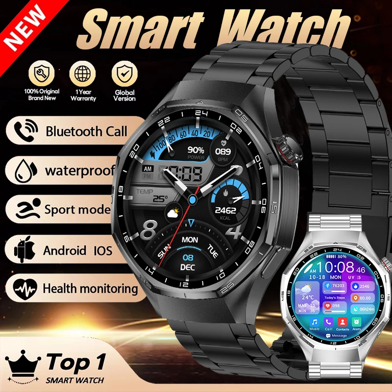 2025New Hot Outdoor Military G T6 Max Sport Smart Watch Men 1.5" HD ...