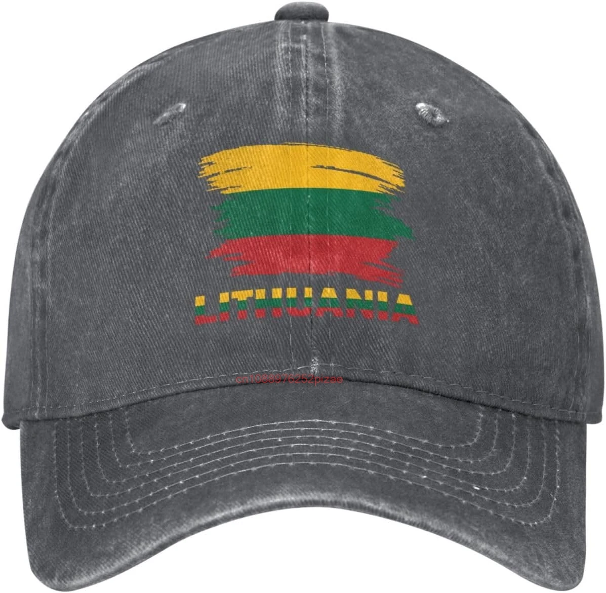 Vintage-Lithuania-Flag-Stylish-Washed-Denim-Baseball-Cap-Adjustable ...