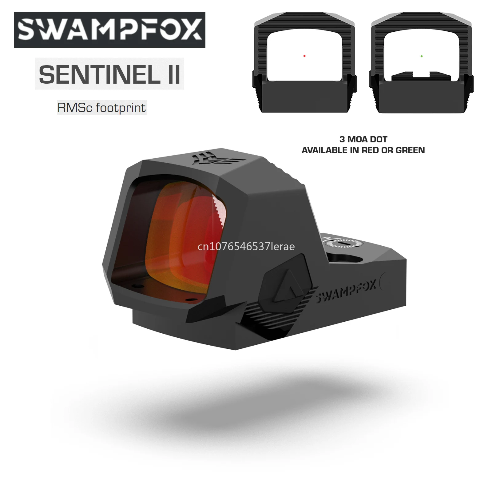 Swampfox-SENTINEL-II-1x20-3-MOA-punto-rojo-Sight-RMSc-Footprint-Shake ...