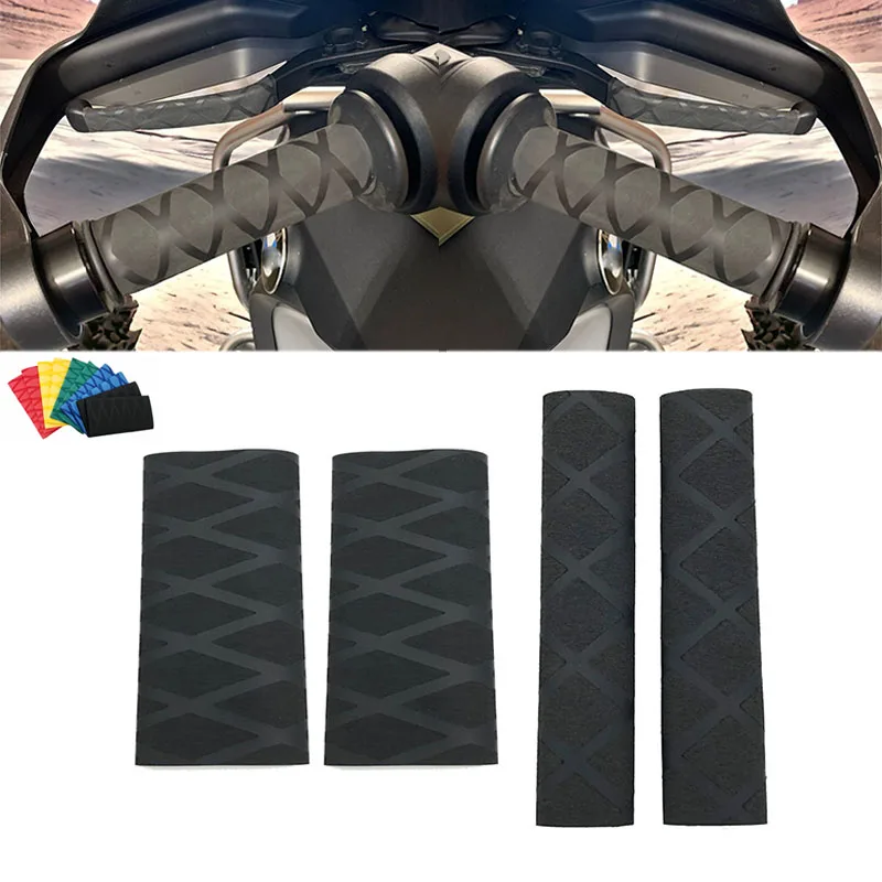 Motorcycle-Universal-Heat-Shrinkable-Grip-Cover-Non-slip-Rubber-Grip ...