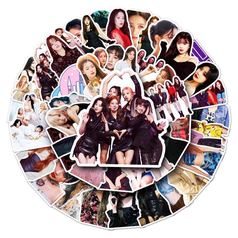 50pcs/set (G)I DLE Graffiti Stickers Korean Girl Group Stickers Lomo ...