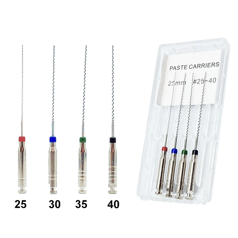 1 Pack Dental Lentulo Paste Carriers Endodontic Reamers Drill Burs Endo ...