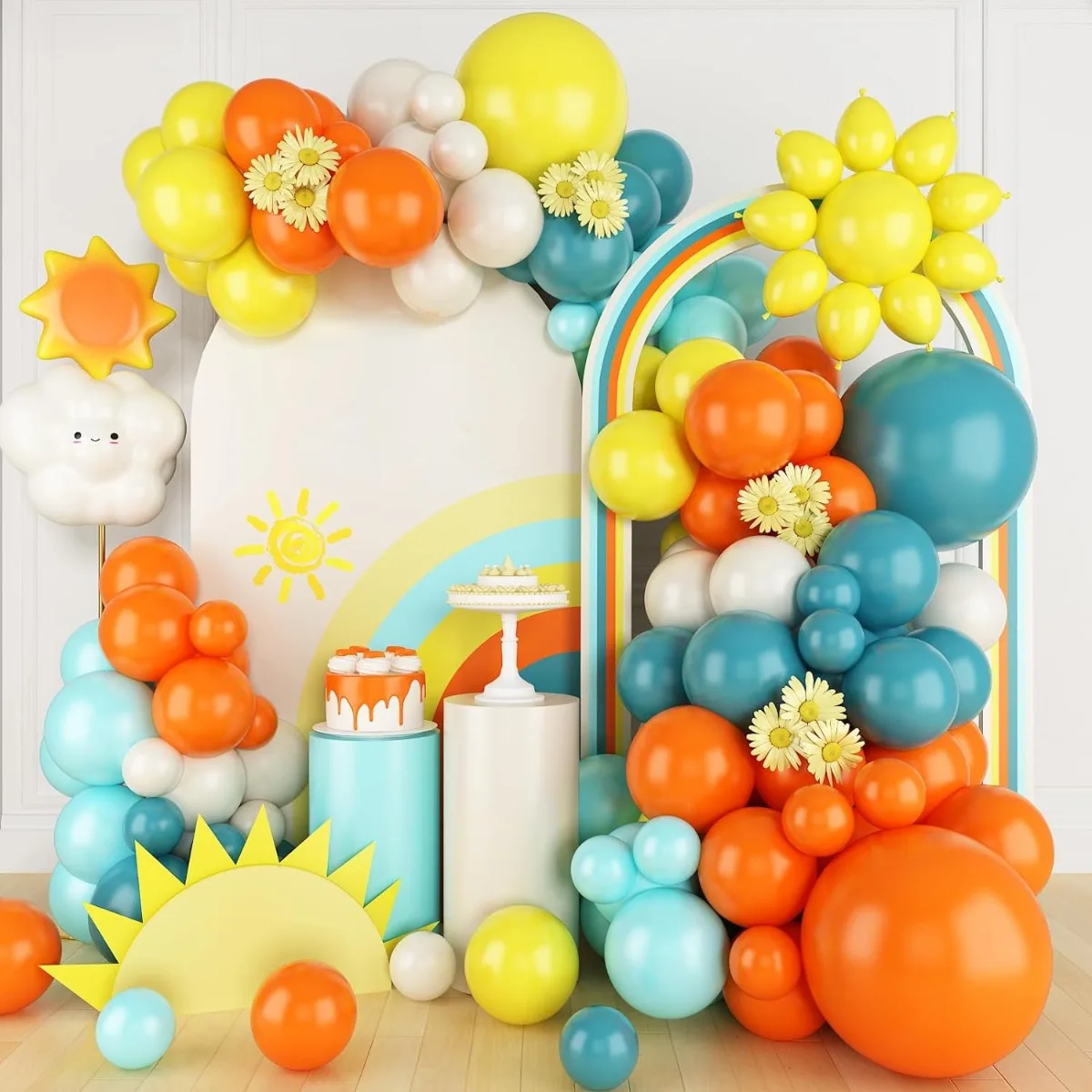 113pcs-5-10-12-18-inch-latex-balloon-arch-kit-yellow-orange-balloons ...