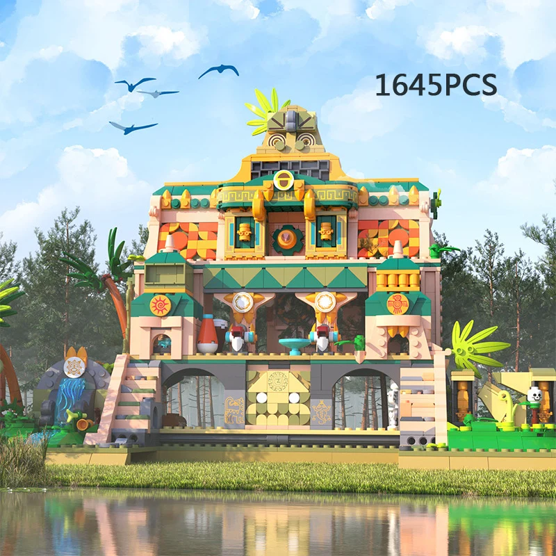 Creative-Adventure-of-Ancient-Relics-Lost-Temple-Mini-Block-Castle ...