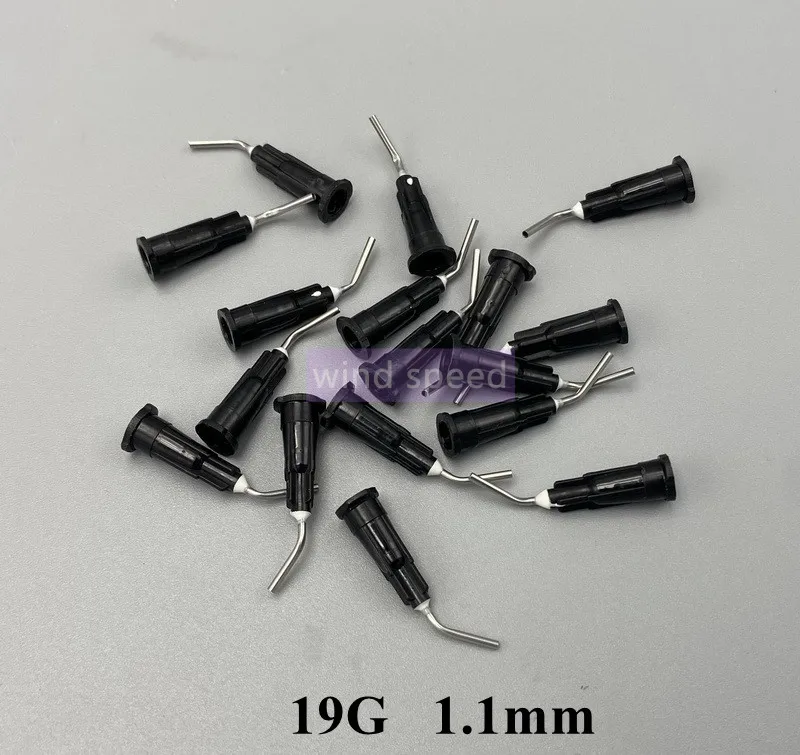 Prebent Needle Tips Dental Resin Acid Reagent Delievery Syringe Tip ...