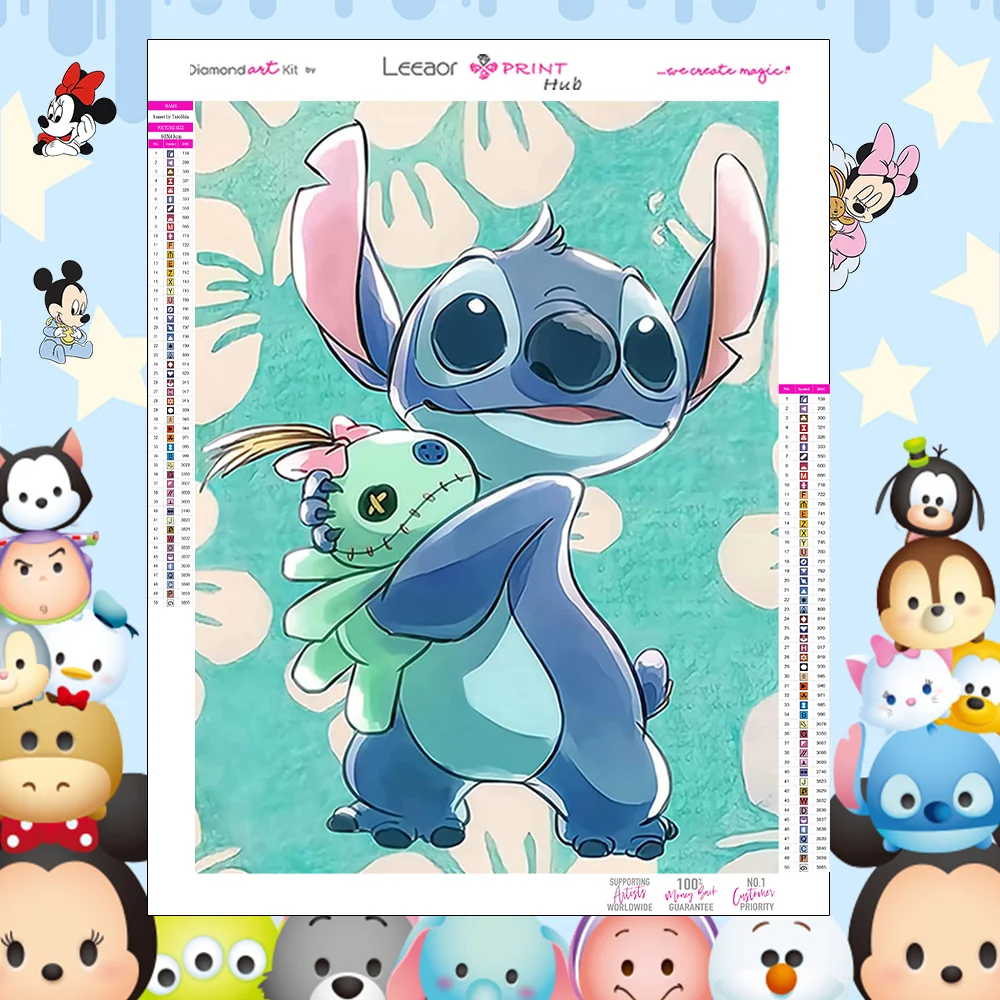 Stitch-Disney-Diamond-Painting-Gift-Cute-Lilo-And-Stitch-Cartoon-Full ...