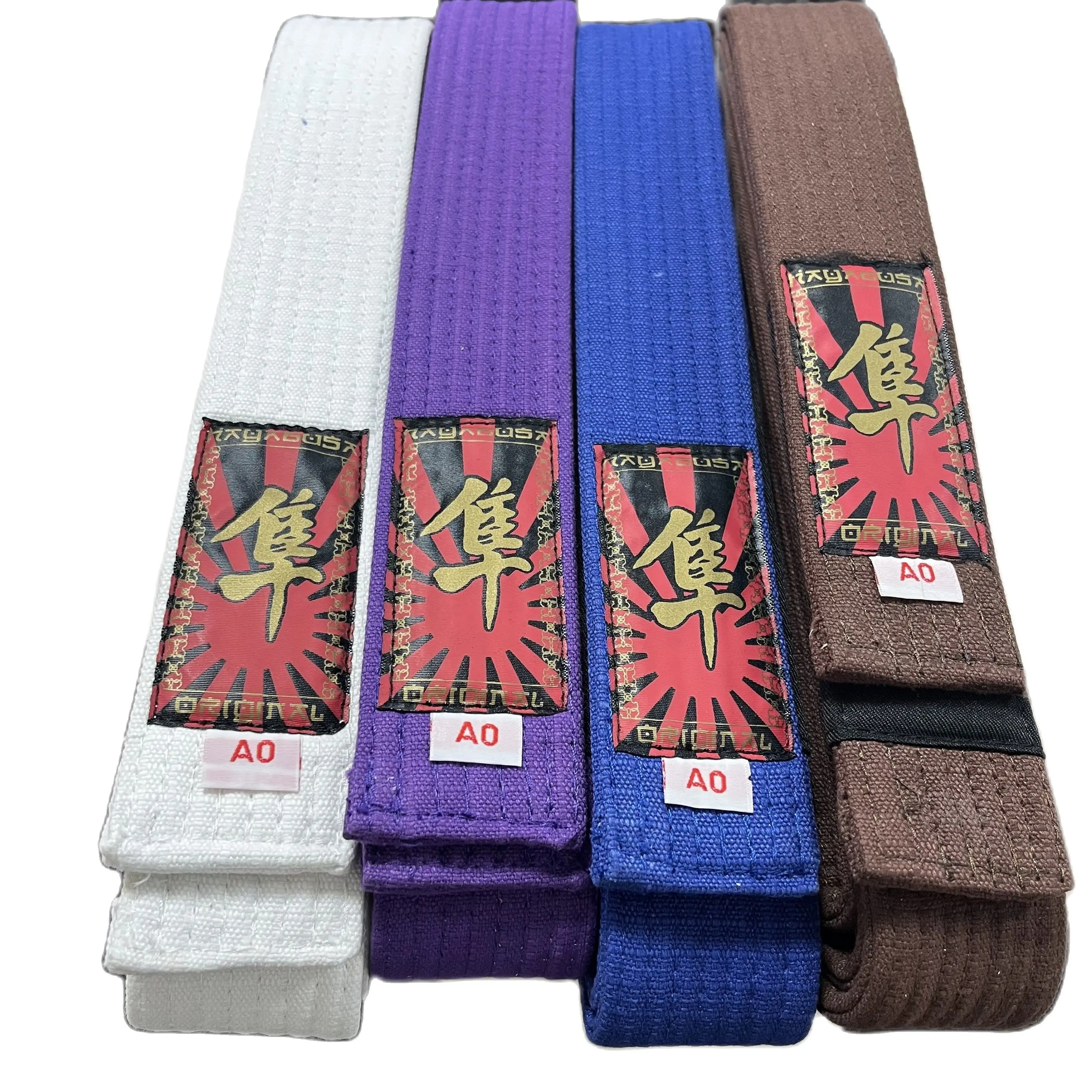 Premium-Pearl-Weave-BJJ-Belt-Karate-Belts-Plain-Coloured-Judo-Teakwondo ...