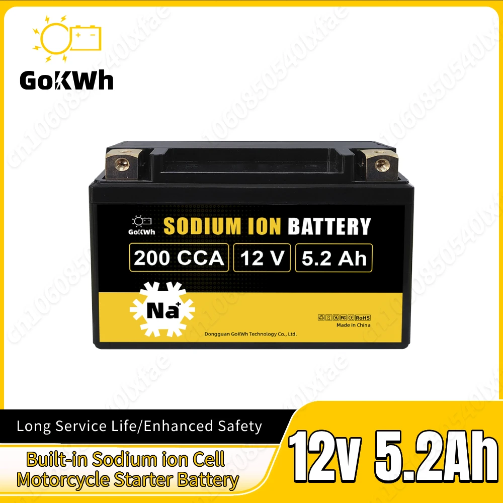 GoKWh-12V-5-2Ah-Sodium-ion-Motorcycle-Starter-Battery-Long-Service-Life ...
