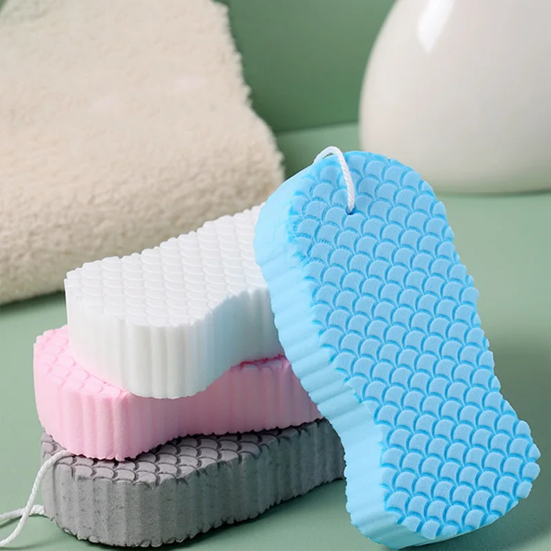 Exfoliating Bath Sponge for Body Cleaning Dead Skin Remover Massager ...