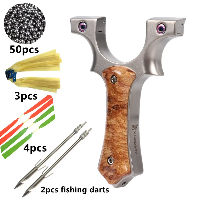 Outdoor Shooting Accurate Slingshot Set High Quality Stainless Steel ...