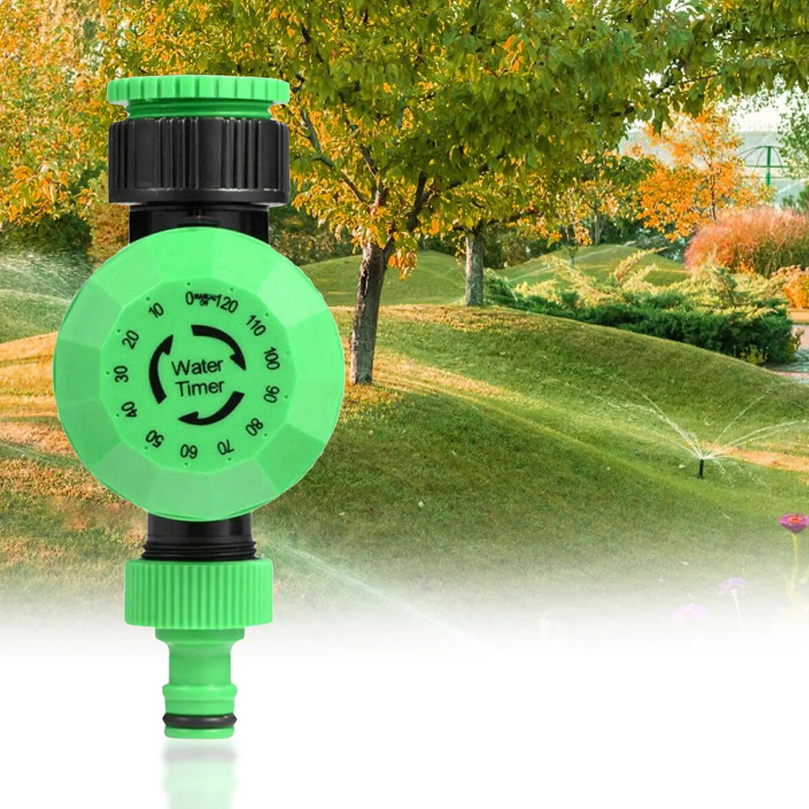 2 Hours Mechanical Watering Timer Garden Automatic Irrigation System ...