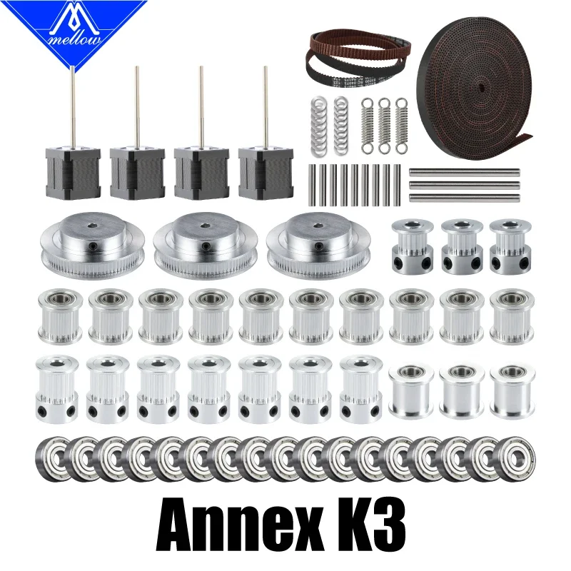 Mellow-3D-Printer-Annex-K3-XYZ-Motion-Kit-Gates-GT2-LL-2GT-Timing-Belt ...