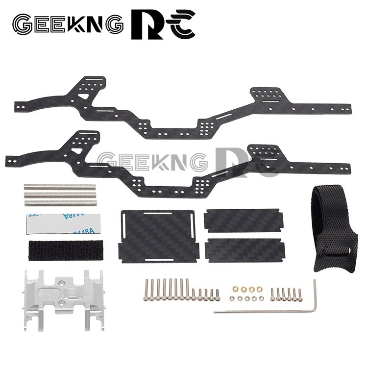 1-24-LCG-Carbon-Fiber-Chassis-Gearbox-Base-Kit-LCG-Chassis-Frame-for ...