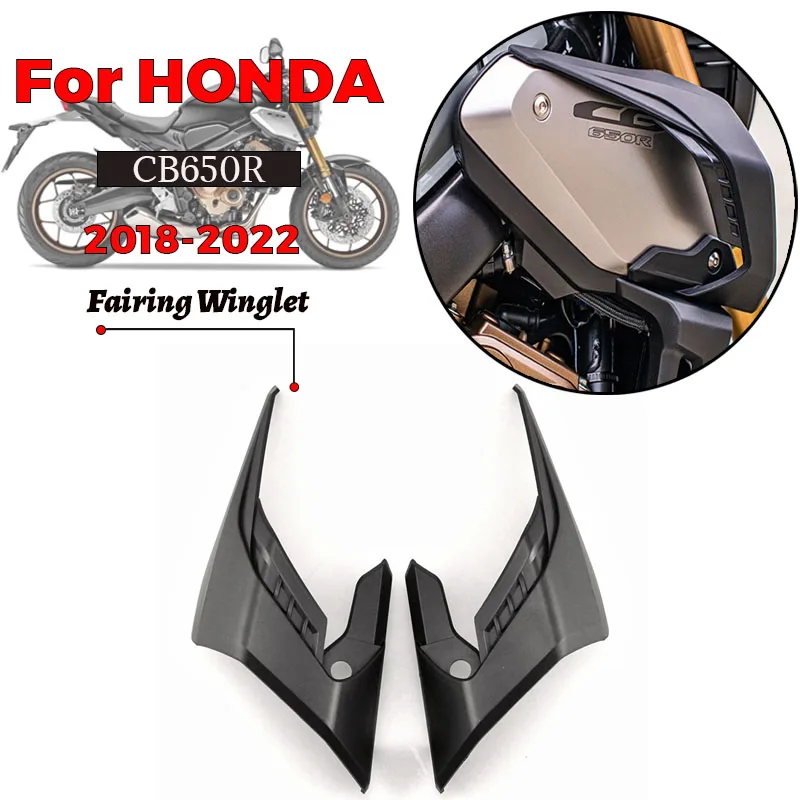 MTKRACING For HONDA CB650R CB 650R 2018-2022 Motorcycle Wing Guard Fins ...
