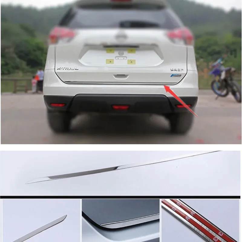 CAR-TRUNK-BOOT-DOOR-TRIM-STRIP-EXTERIOR-STICKER-FIT-FOR-NISSAN-X-TRAIL ...