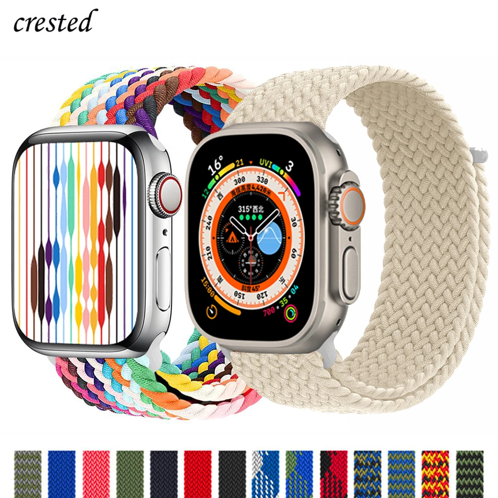 Braided-Solo-Loop-For-Apple-watch-Bands-40mm-44mm-49mm-45mm-41mm-38mm ...
