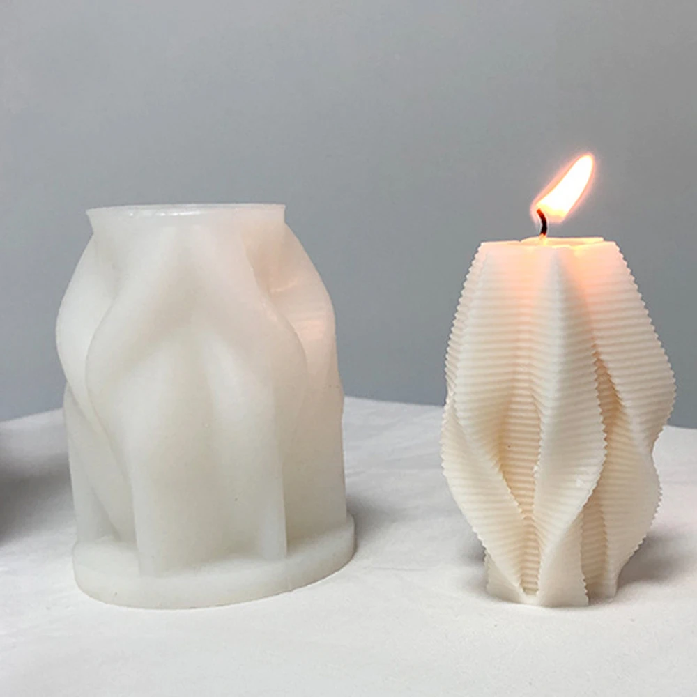 Swirl-Art-Candle-Silicone-Mold-Abstract-Geometric-Twirl-Pillar-Aromath ...