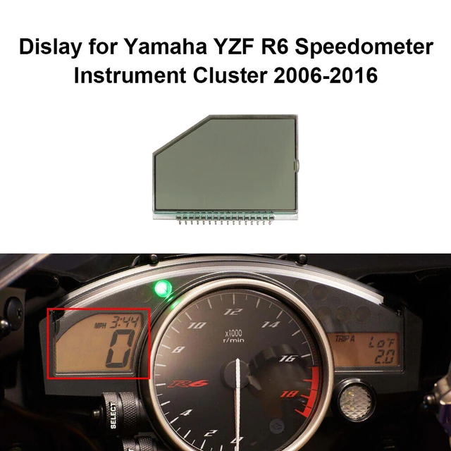 2005 Yamaha R6 Cluster