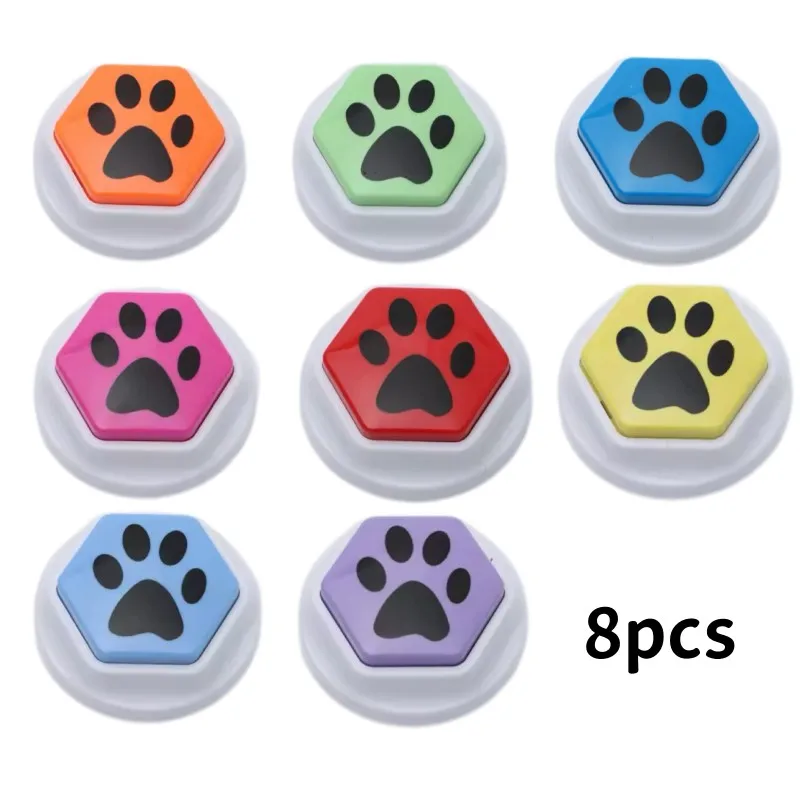 Dog-Recordable-Talking-Sound-Button-Dog-Toy-Interactive-Voice-Buttons ...