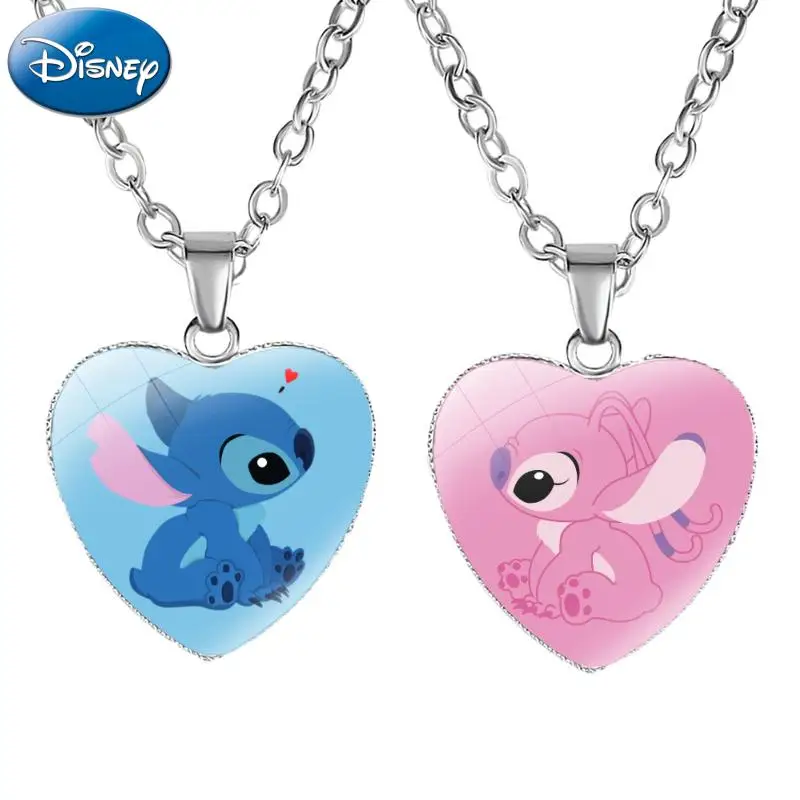 Disney-Stitch-Colar-de-Pingente-para-Crian-as-Lilo-Stich-Cartoon-Dolls ...