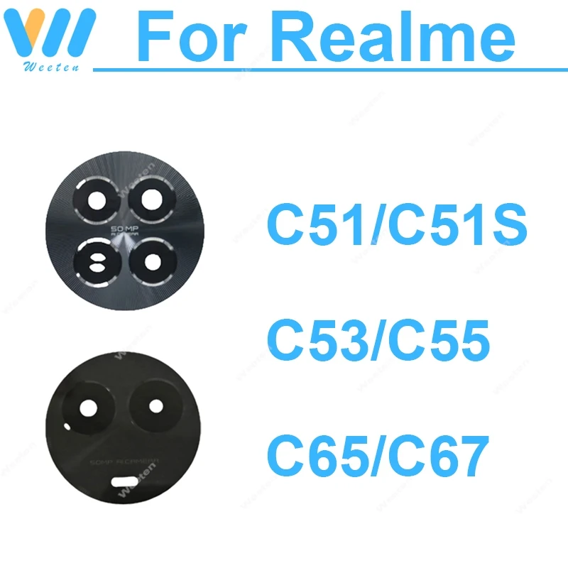 Back Camera Glass Lens For Realme C51 C51S C53 C55 C65 C67 C75 4G 5G ...