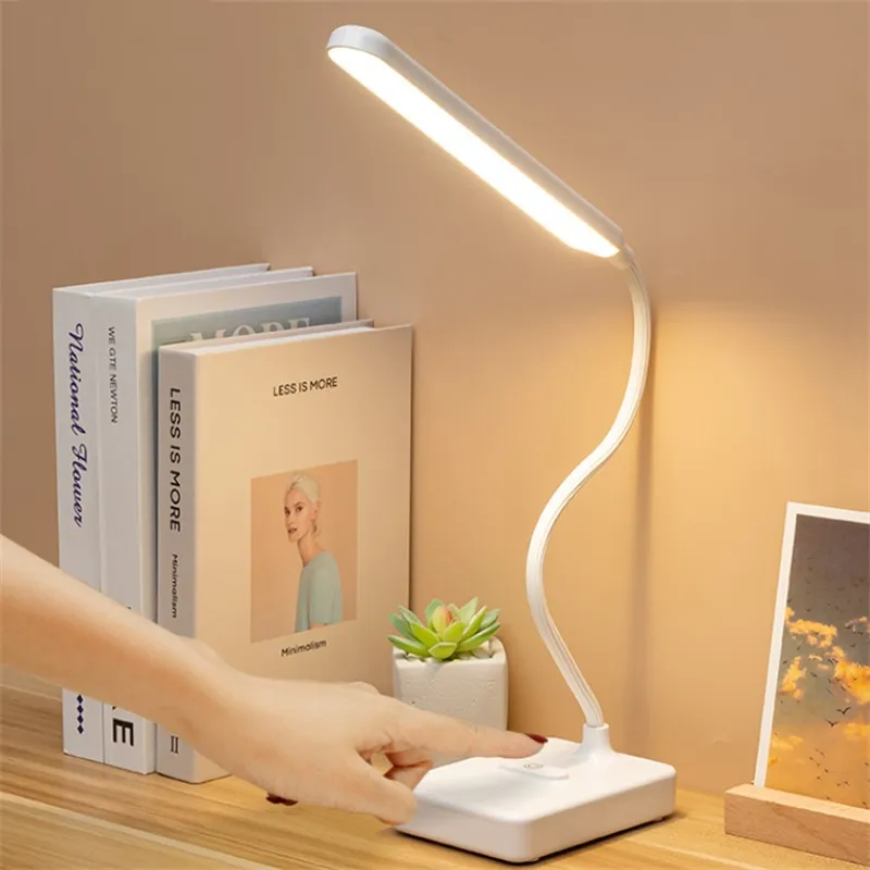 30 LED Reading Light Dimmable 3 Modes USB Rechargeable Touch Control ...