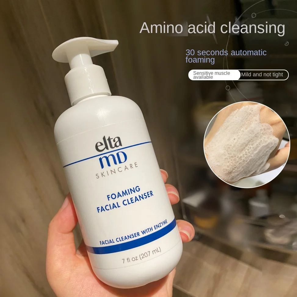 207ml Elta MD Amino Acid Foaming Cleanser Deep Cleansing Gentle Makeup Remover Cleanser ...