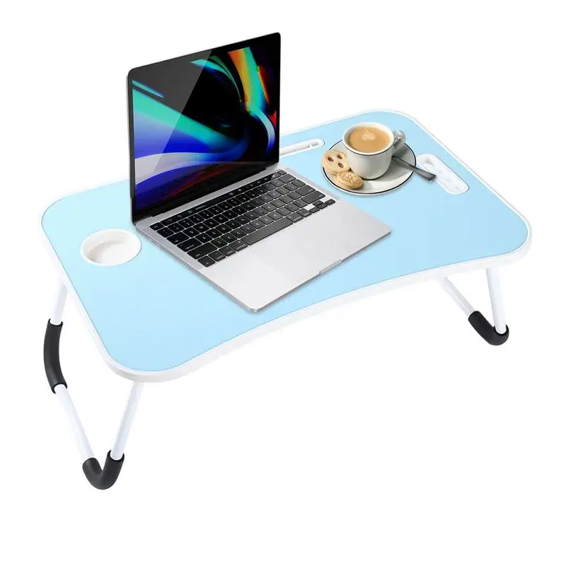 Laptop-Bed-Table-Non-Slip-Folding-Lap-Standing-Desk-Computer-Desk-For ...