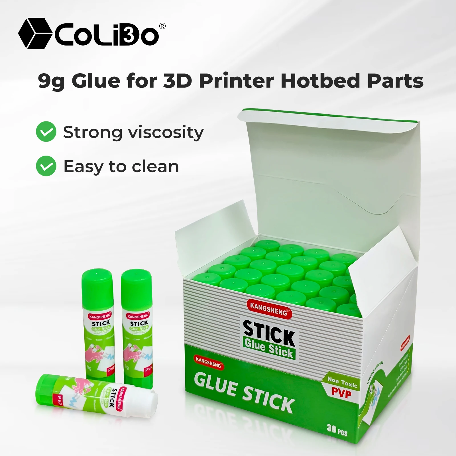 3-12pcs 3D Printer Glue Stick Washable 9g Easy Clean PVP Non-Toxic ...