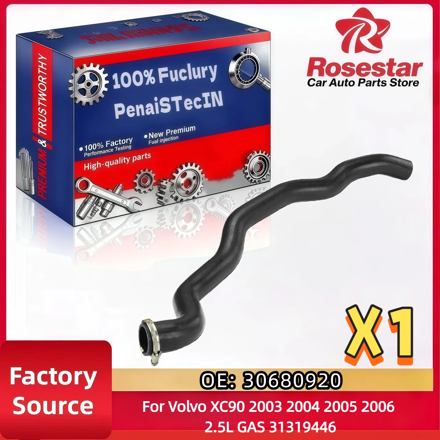 High Quality Lower Radiator Coolant Hose for Volvo XC90 2003-2006 2.5L ...