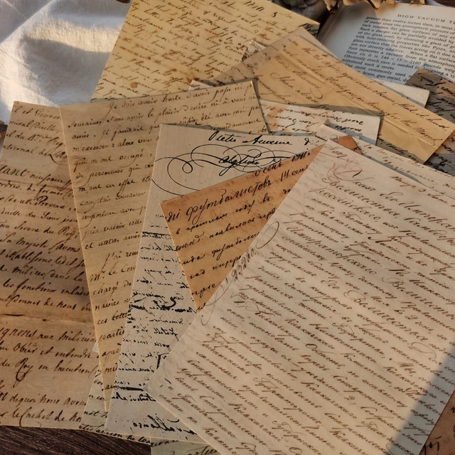 Vintage Letter Paper Background