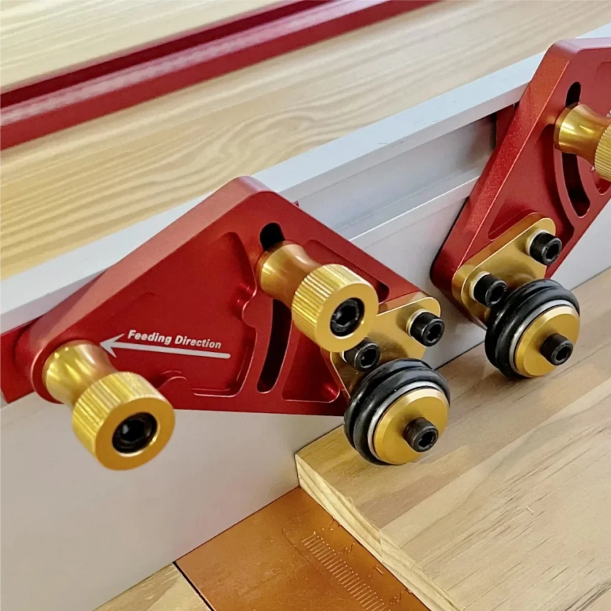 1-Pair-Bearing-Roller-Feeder-Upgraded-Aluminum-Alloy-Feather-Loc-Board ...