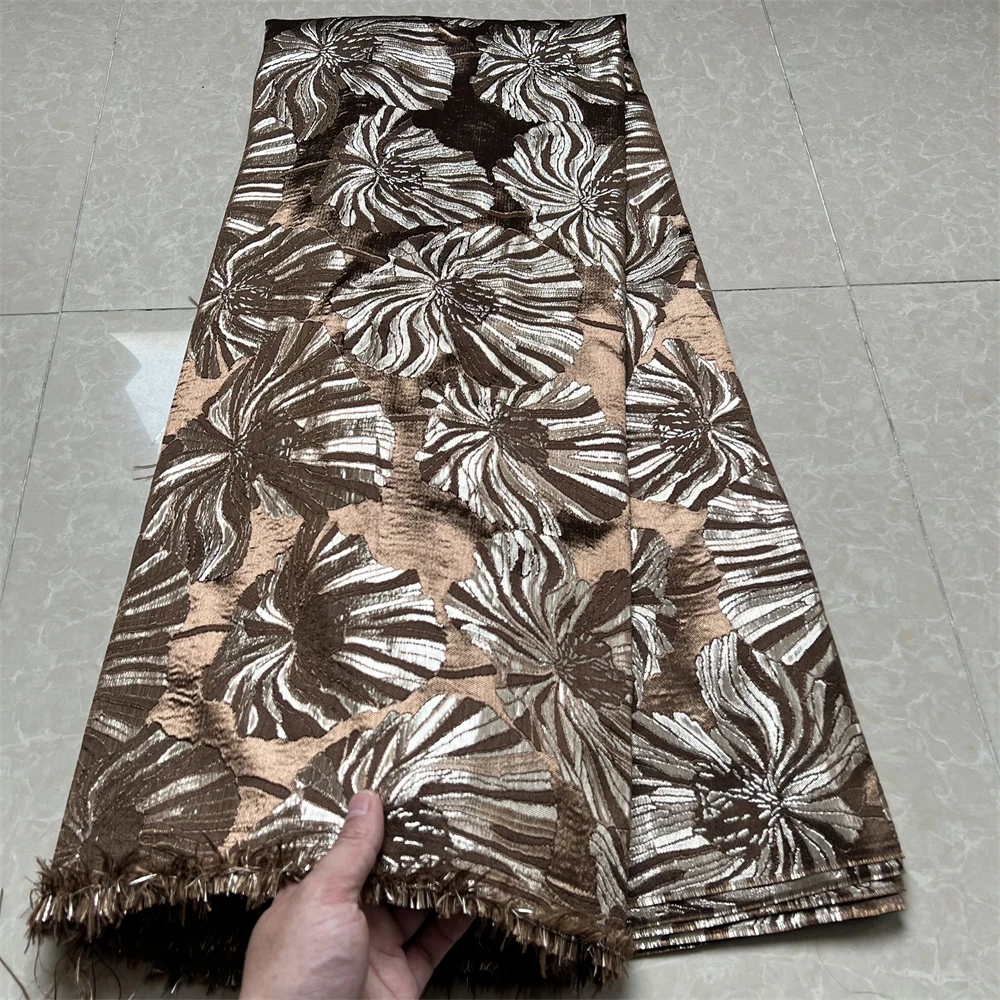 Fashion-African-Gilding-Lace-Fabric-Cyan-High-Quality-French-Jacquard ...