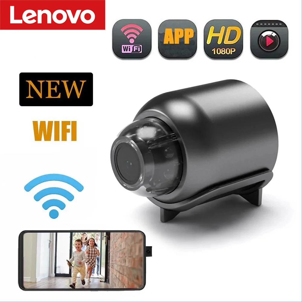 Lenovo-1080P-HD-Mini-Camera-WiFi-Wireless-HD-Night-Vision-Camera-Home ...
