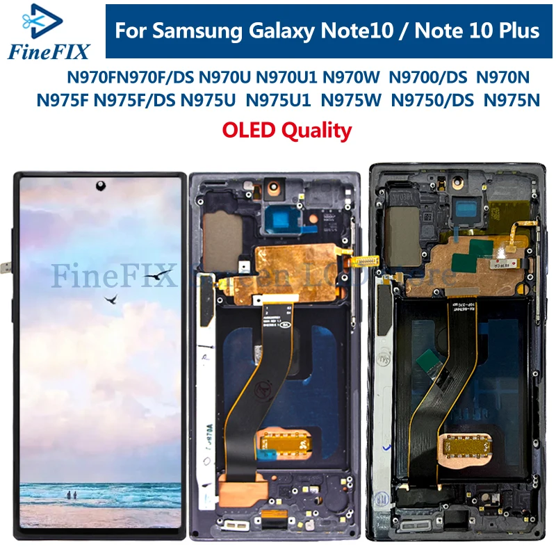 For-Samsung-Galaxy-Note-10-Plus-Lcd-N975X-SCV45-N975W-Frame-Display ...