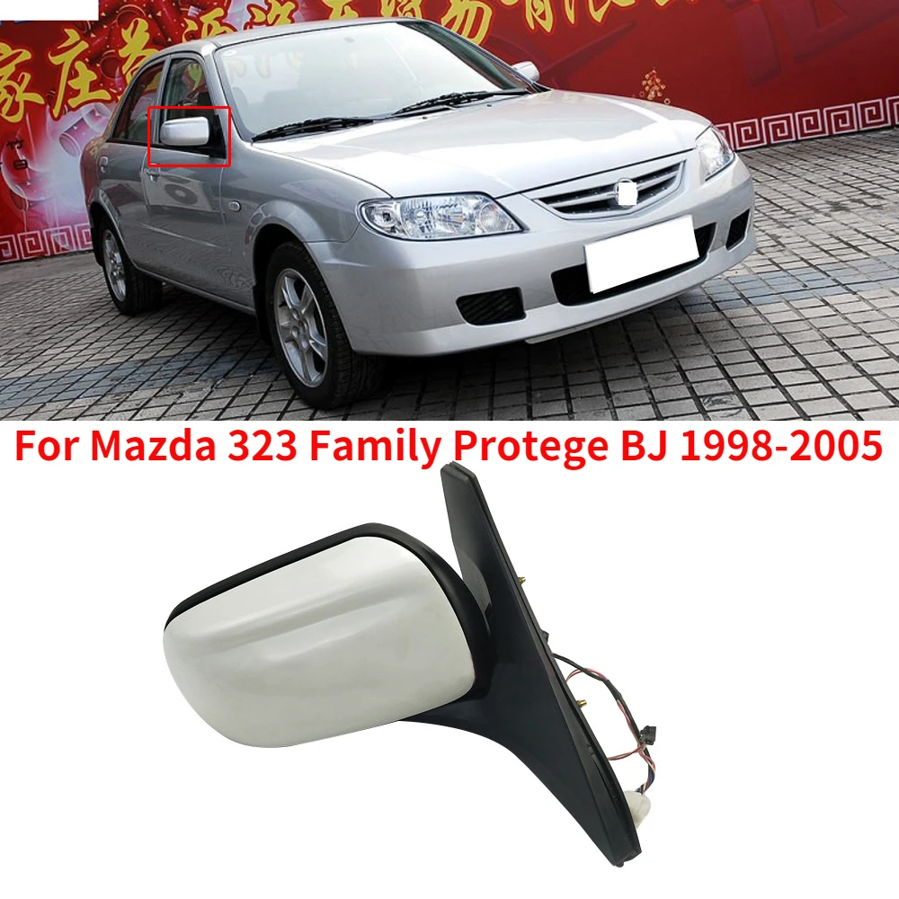 Capqx 3/5wire For Mazda 323 Family Protege Bj 98-05 Outside Rearview ...