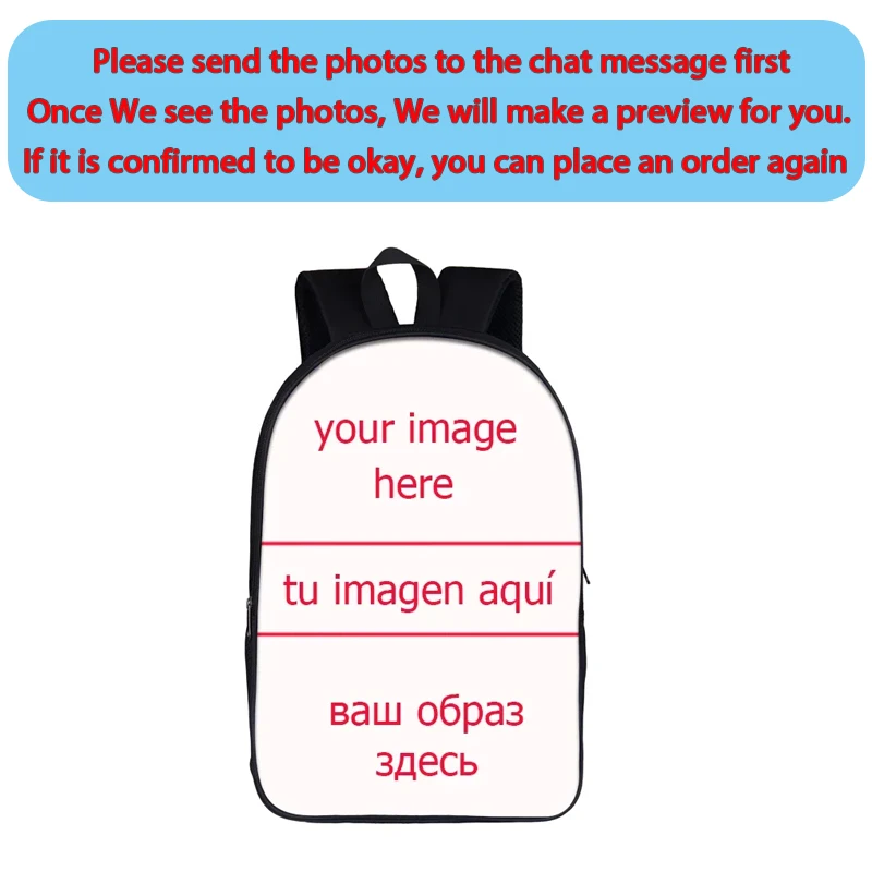 Customize-The-Image-Name-Logo-Backpack-Women-Men-Travel-Bags-Children ...