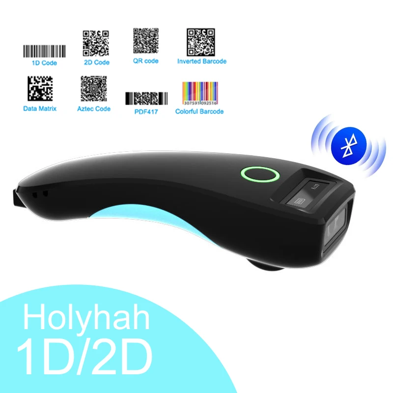 Holyhah-C70-Bluetooth-Wireless-1D-2D-Barcode-Scanner-Pocket-QR-Code-Reader-for-PDF417-Tobacco ...