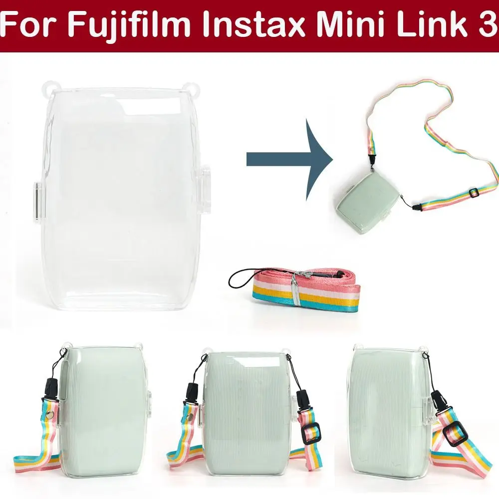 For Fujifilm Instax Mini Link 3 PC Transparent Shell Shockproof Printer ...