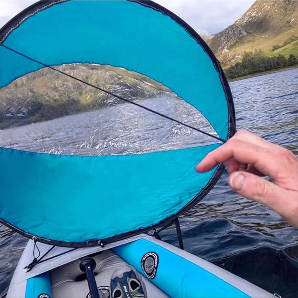 Foldable-Kayaks-Downwind-Wind-Paddle-Sail-With-Clear-Window-Portable ...
