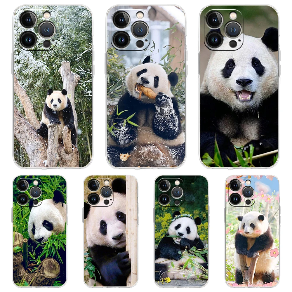 Fubao panda Phone Case For iPhone 15 14 13 12 Mini 11 Pro Max XS X XR 7 ...