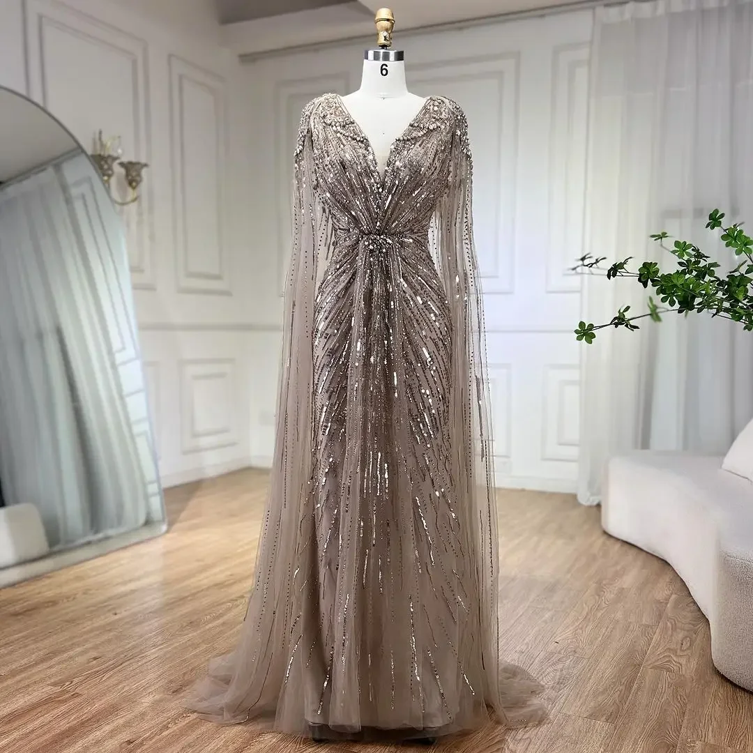 SERENE-HILL-2024-Caramel-Mermaid-Luxury-Beaded-Evening-Dresses-With ...