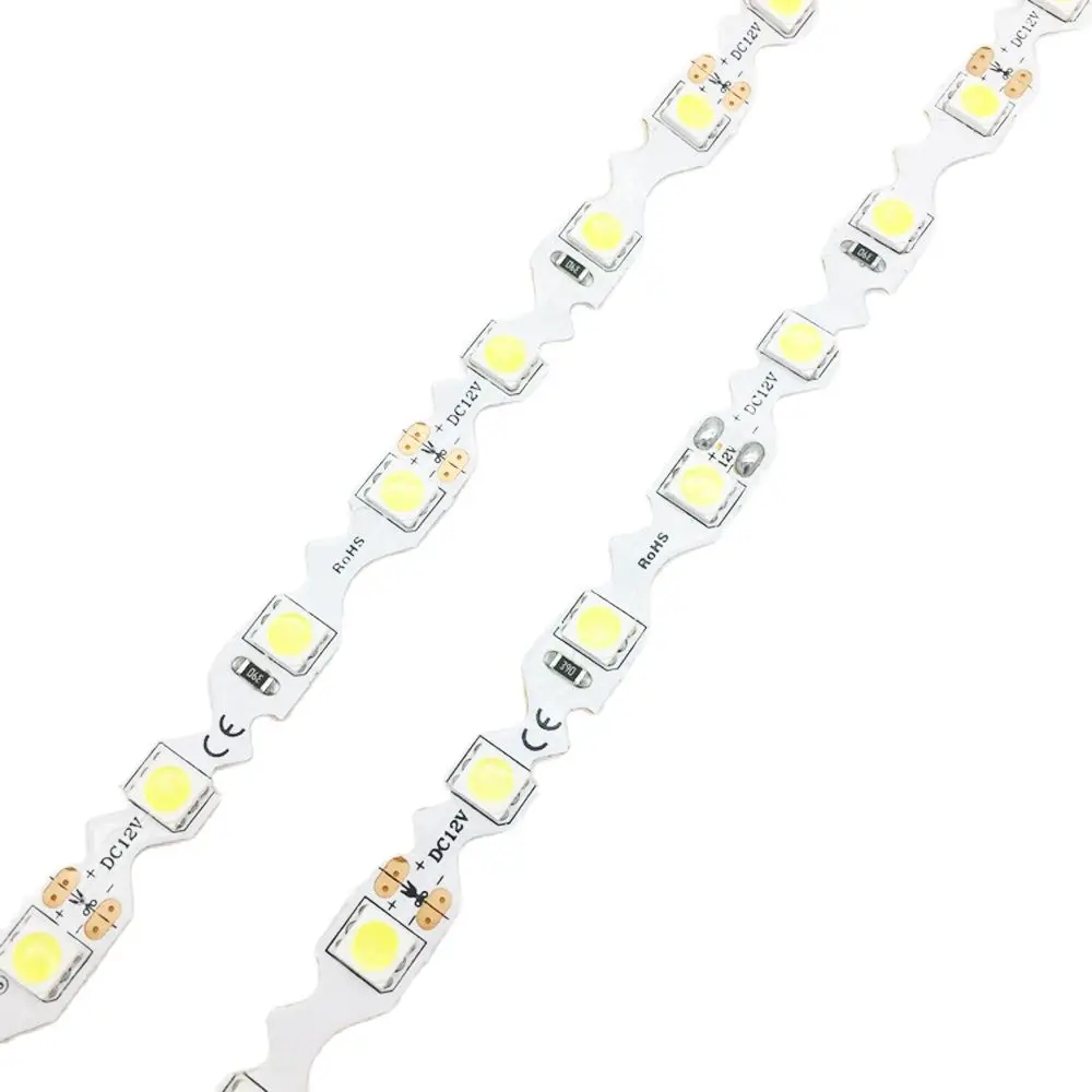 12V-24V-5m-S-Shape-SMD-5050-LED-Strip-Ultra-bright-Flexible-Light-RGB ...